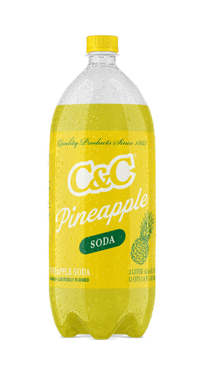 2 Liter Bottles in 8 Pack Case – C&C Cola & Exotic Sodas