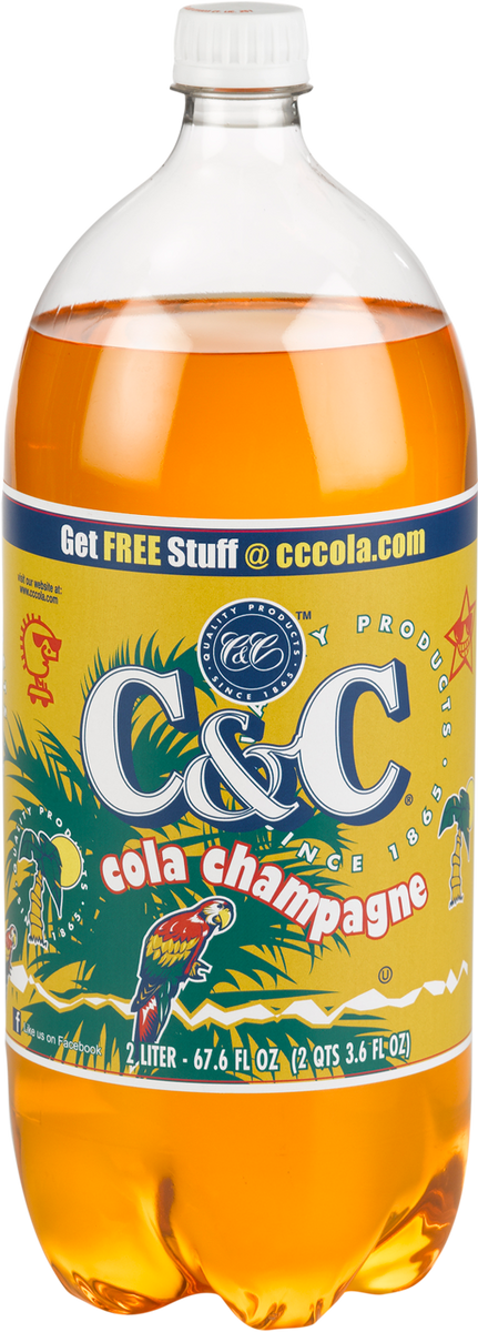 C&C Cola Champagne Soda - 2 Liter Bottles - 8 Pack – C&C Cola & Exotic ...