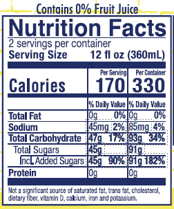 C&C Lemonade (Non Carbonated) - Case of 24 Bottles – C&C Cola & Exotic ...