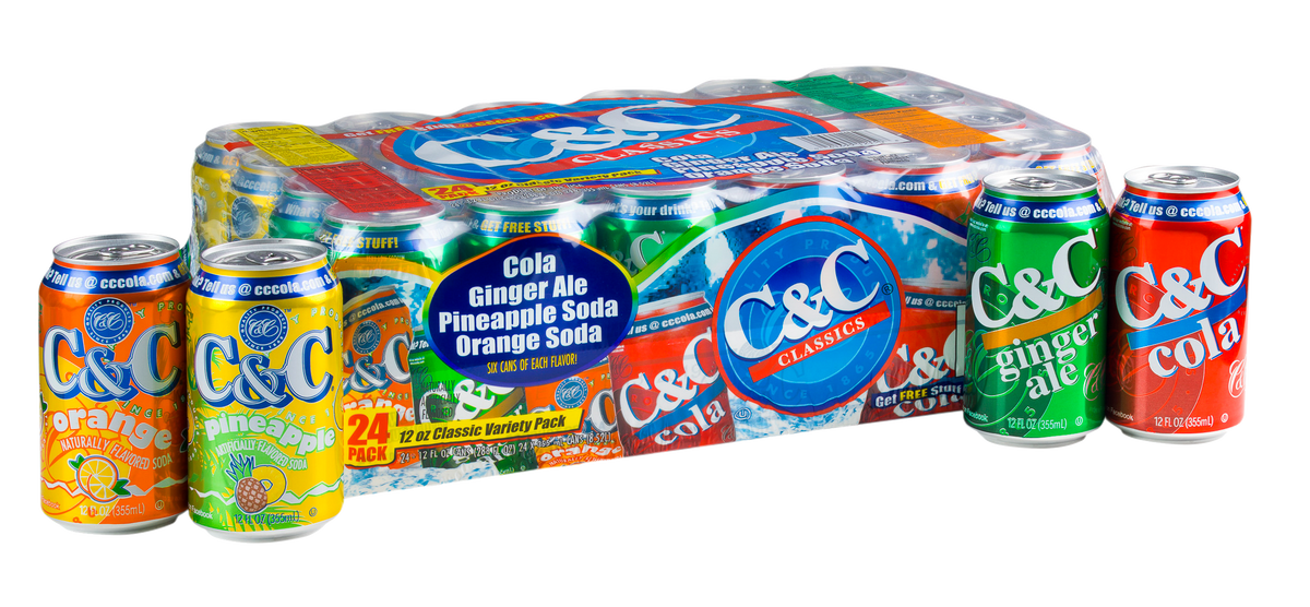 C&C Variety Pack - 12oz Cans - 24 Pack – C&C Cola & Exotic Sodas